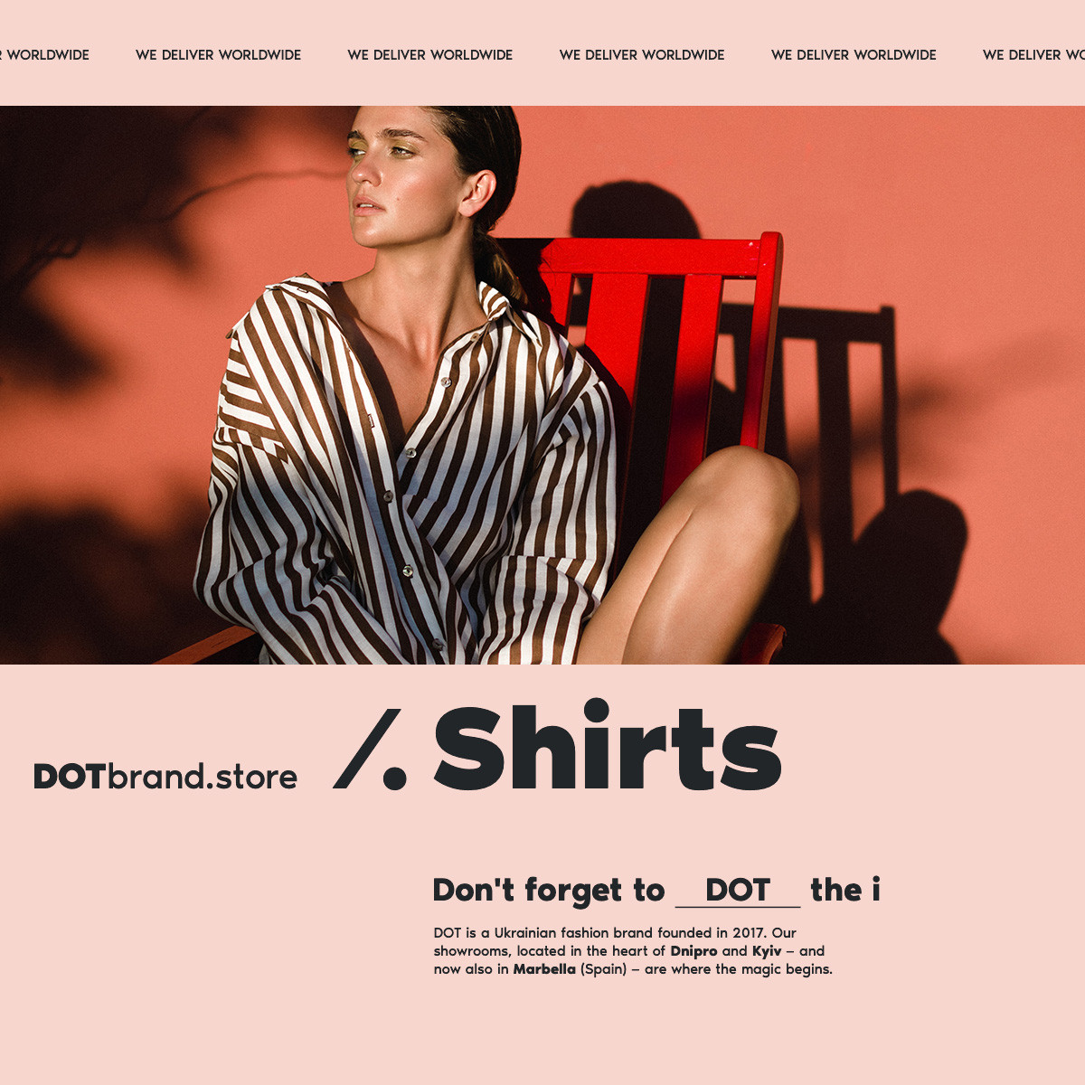 Women’s Shirts — Classic & Oversized DOT Brand